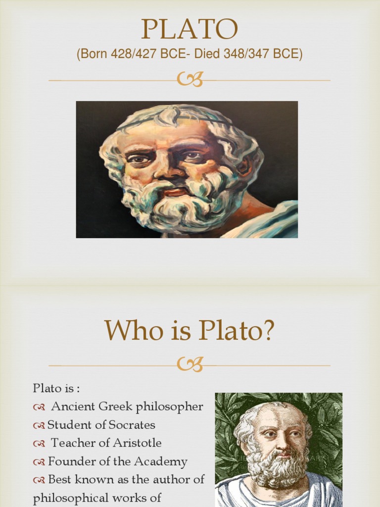Plato: (Born 428/427 BCE-Died 348/347 BCE) | PDF