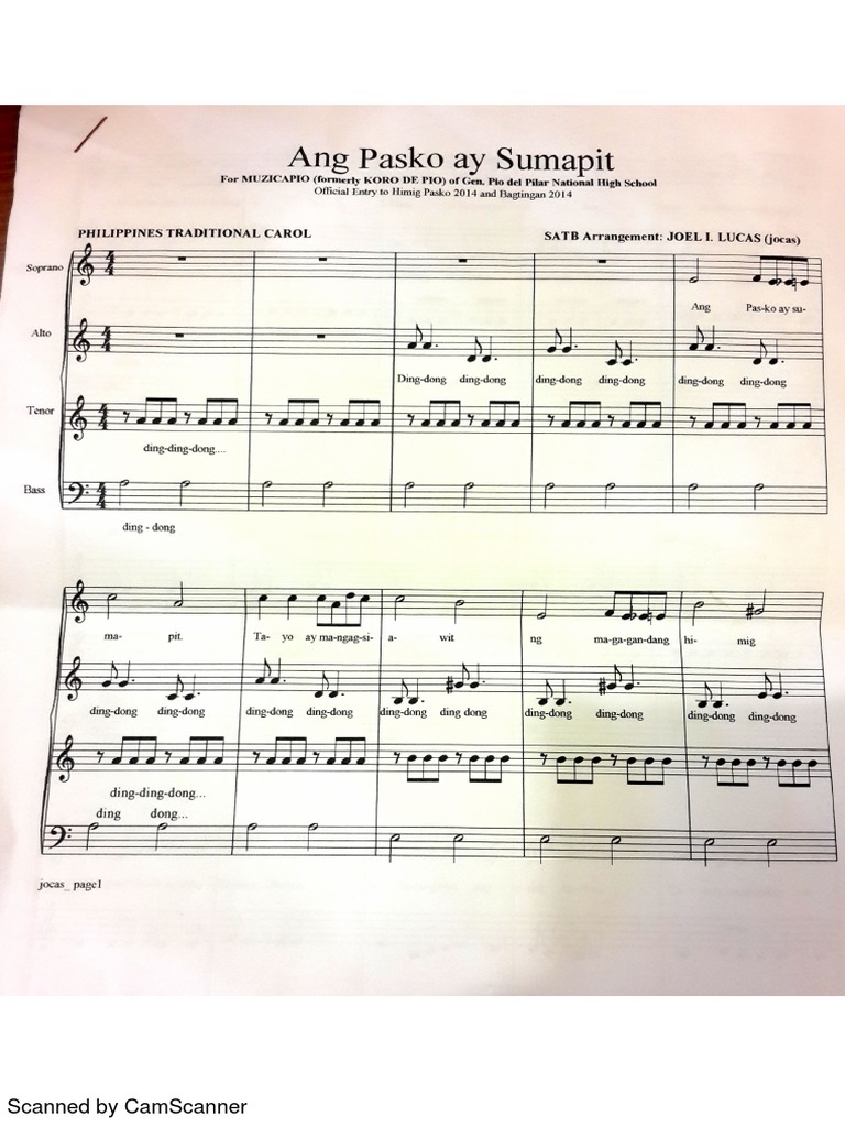 Ang Pasko Ay Sumapit