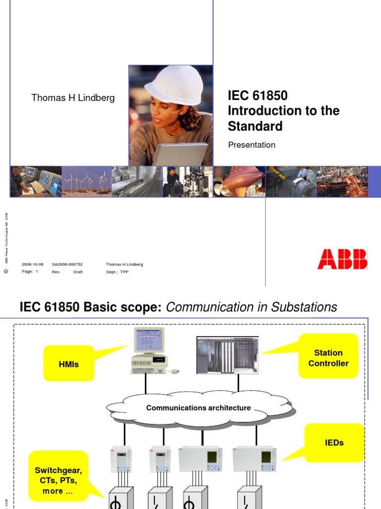 IEC 61850 Introduction To The Standard: Thomas H Lindberg | PDF ...