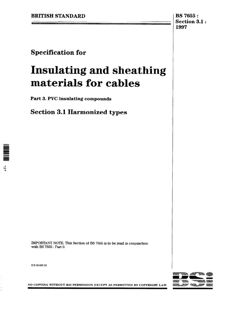 BS 7655-3.1-1997 | PDF