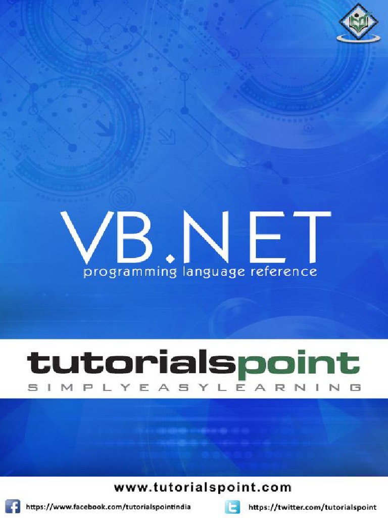 Tutorial | PDF | Visual Basic .Net | Data Type