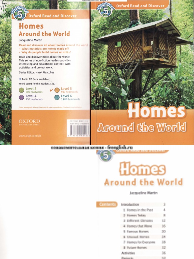5 Homes Around The World Oxford Read and Disc PDF | PDF