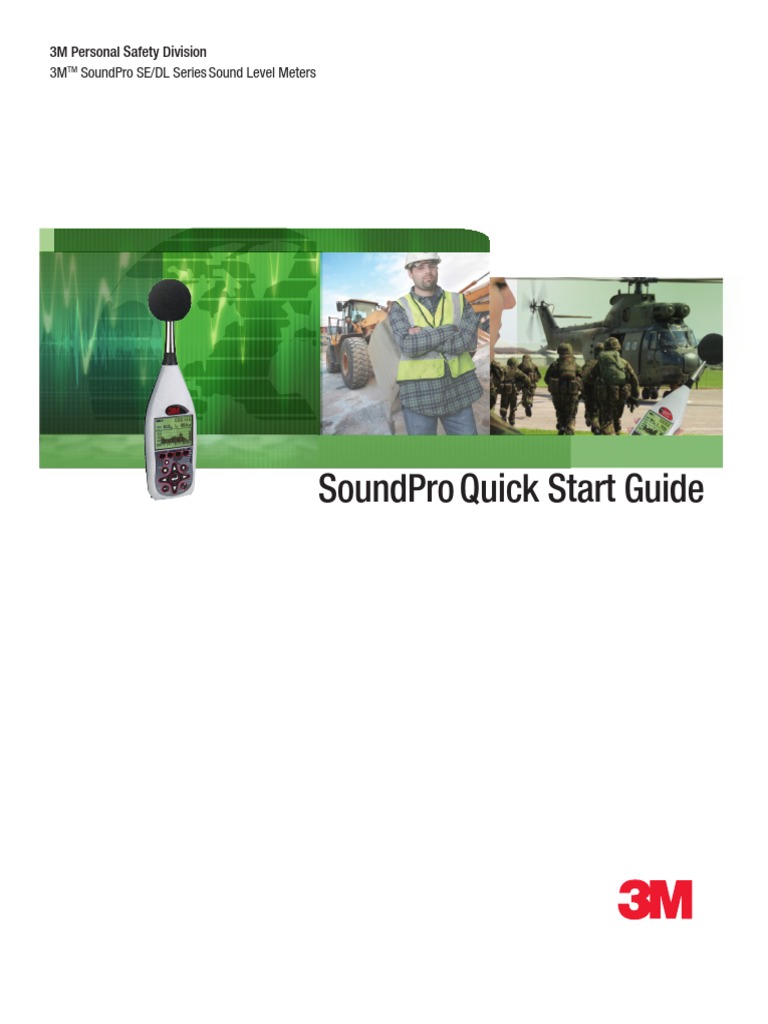 SoundPro Quick Start Guide | PDF | Menu (Computing) | Safety