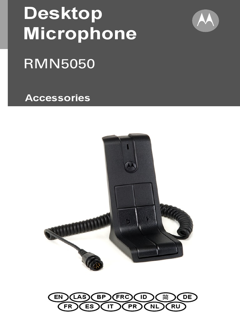 Micrófono de Sobremesa RMN5050 | PDF | Micrófono | Electrónica