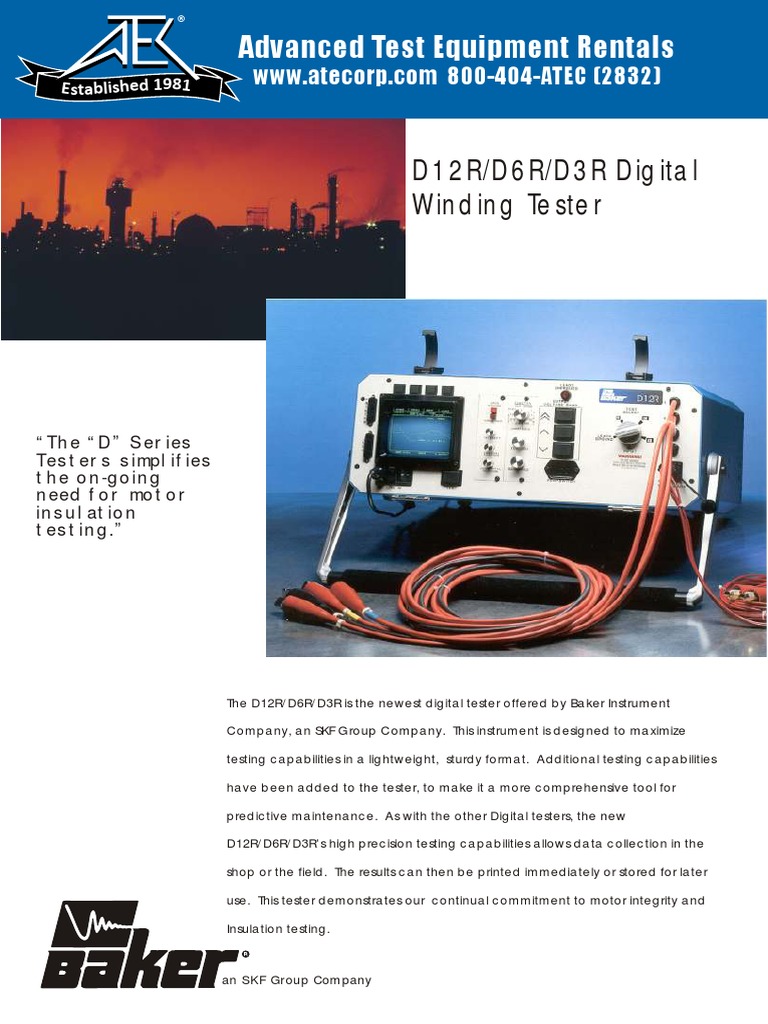 Baker D12R | PDF | Voltage | Electromagnetism