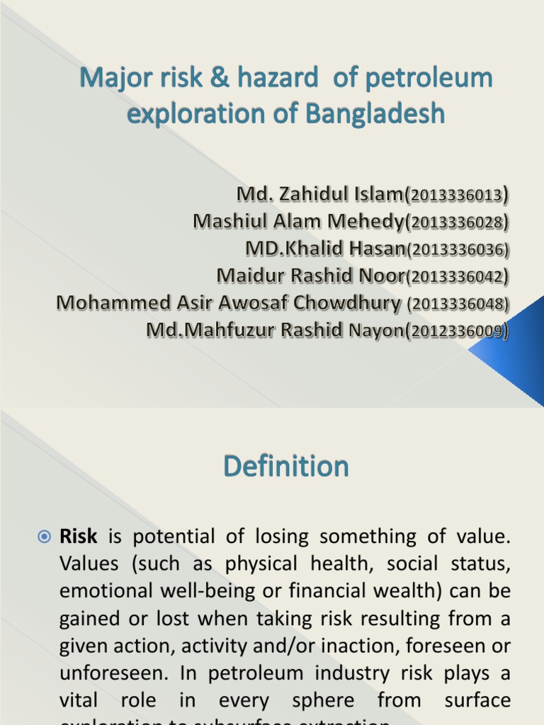 Major risk & hazard of petroleum exploration of BD | Blowout (Well ...
