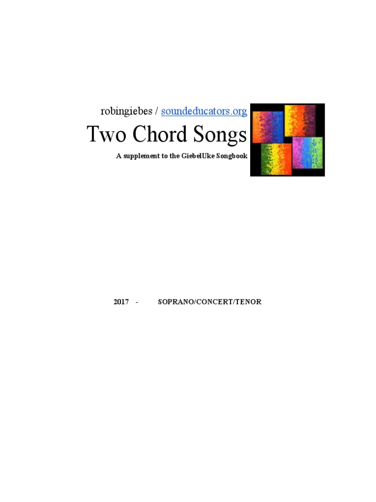 Two-Chord-Songs Ukulele 1 | PDF | Songs | Leisure