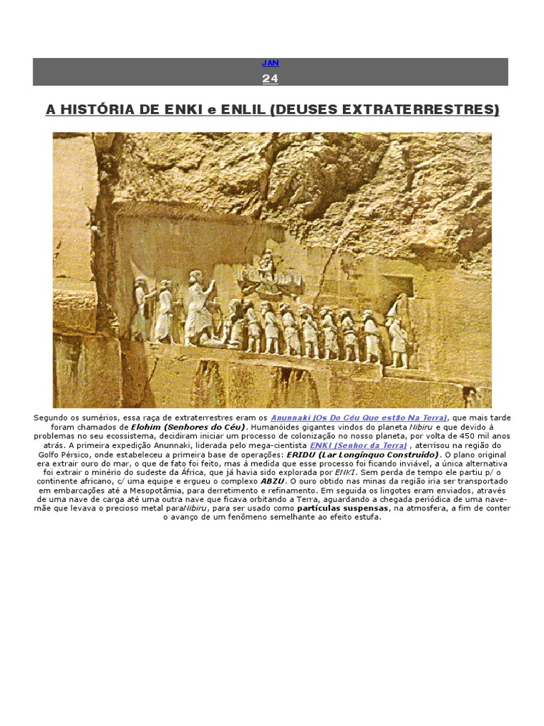 EnLIL e Jehovah Jahveh YHVH Javeh Jave | PDF | Assíria | Babilônia