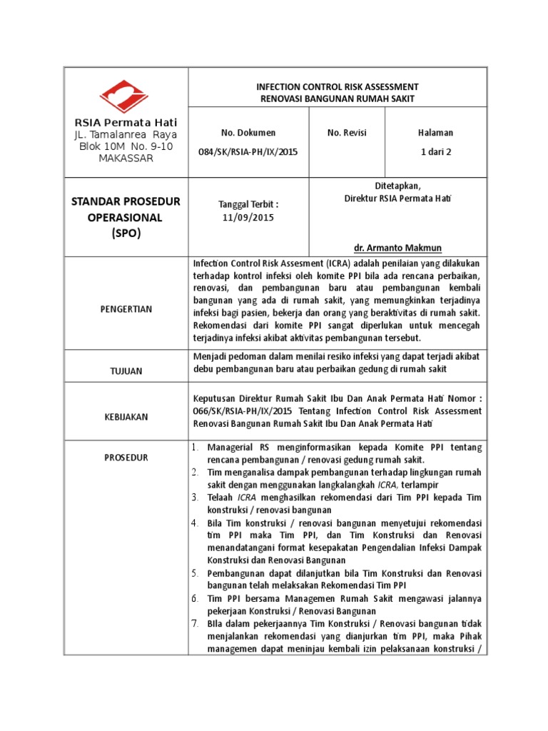 Spo Icra Bangunan | PDF