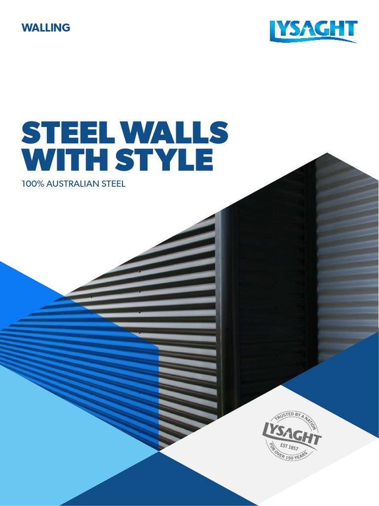 Steel Walls With Style: Walling | PDF | Wall | Roof