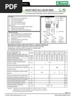 SF1601G ThinkiSemiconductor | PDF | Diode | Rectifier