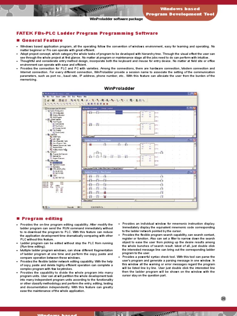 WinProladder - PLC Ladder Programming Software | PDF | Programmable ...