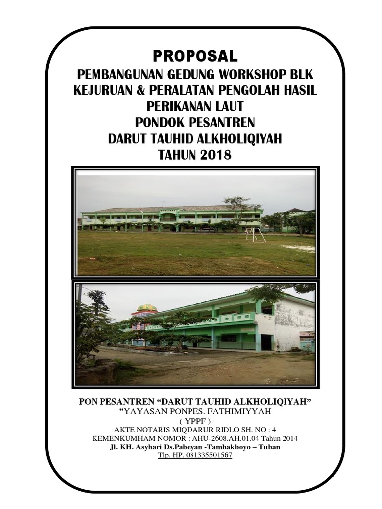 Contoh Proposal-Pondok | PDF