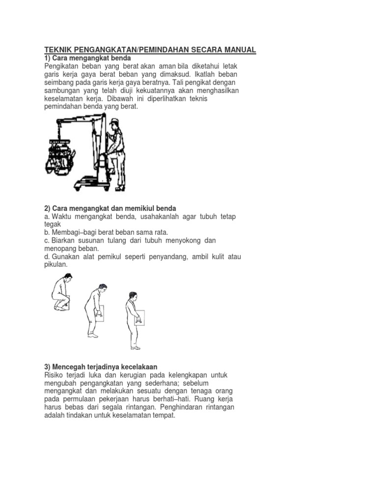 Teknik Pengangkatan | PDF