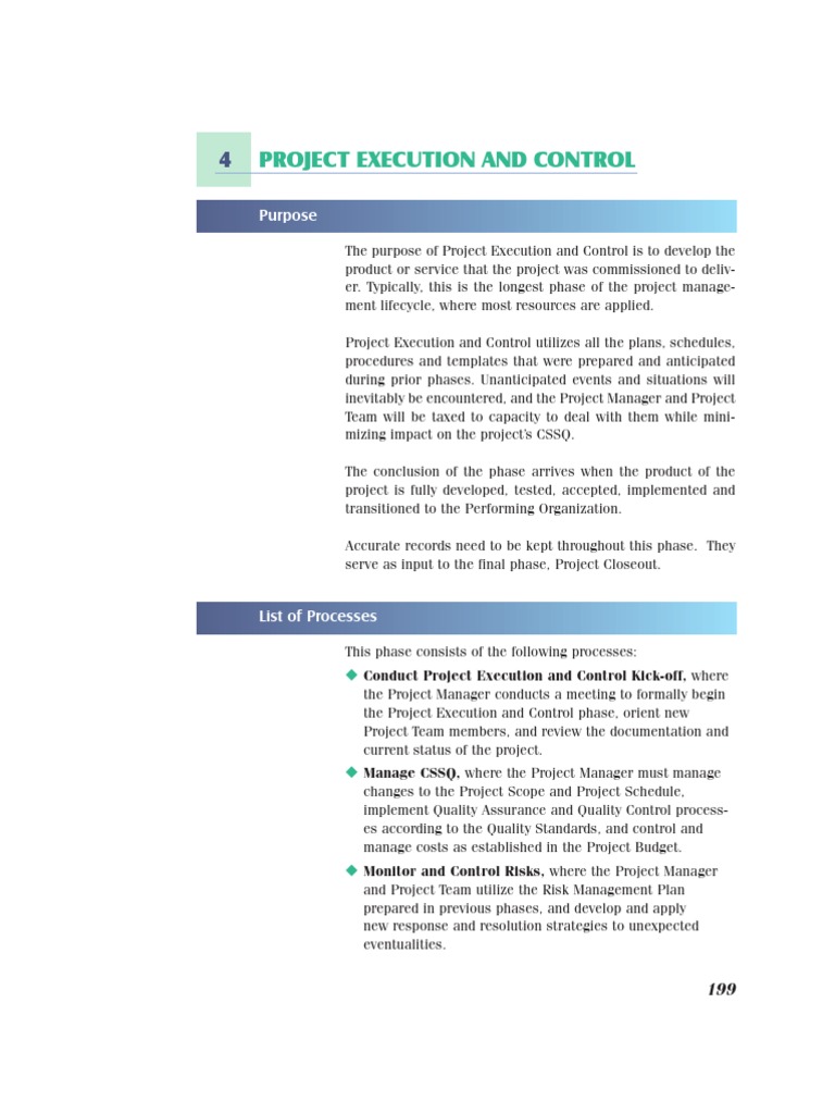 Execution and Control | PDF
