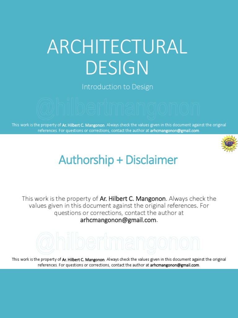01 - Introduction To Architectural Design | PDF | Composition (Visual ...