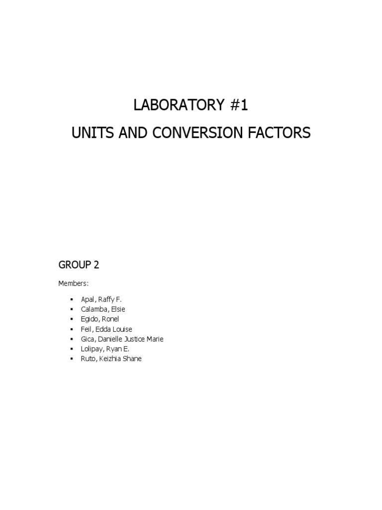 Unit Conversion Factors and Methods | PDF | International System Of ...