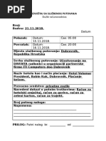 Izjava Primjer | PDF