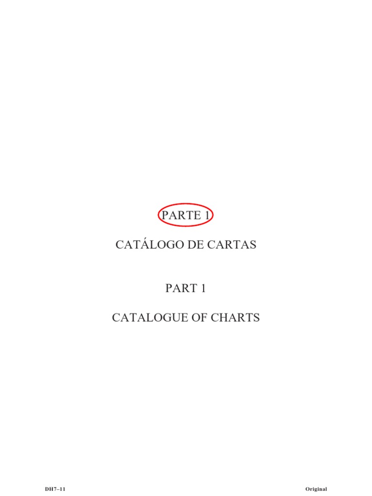 Catálogo de Cartas Náuticas | PDF | Oceanografia | Geomorfologia