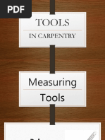 Carpentry Tools and Equipment | PDF | Industrial Processes | Wood