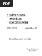 Dimensionamento de Viga "T" Na Prática - Nelso Schneider | PDF | Viga | Flexão (Física)