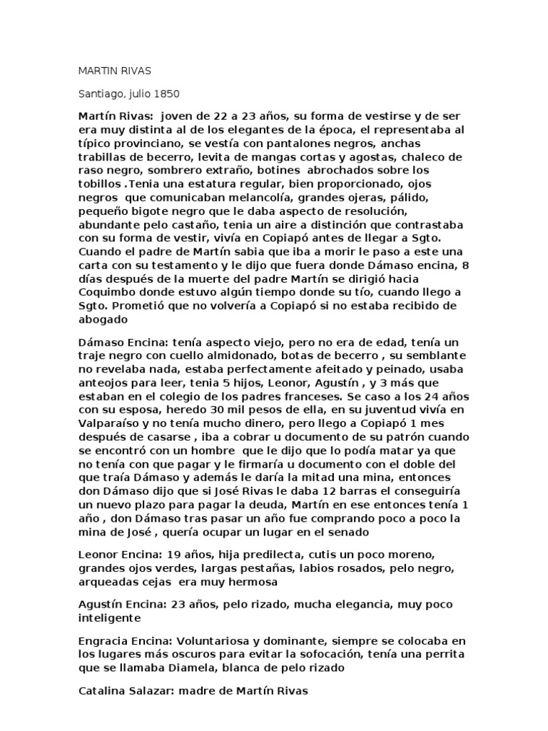 Martin Rivas | PDF | Agustín De Hipopótamo