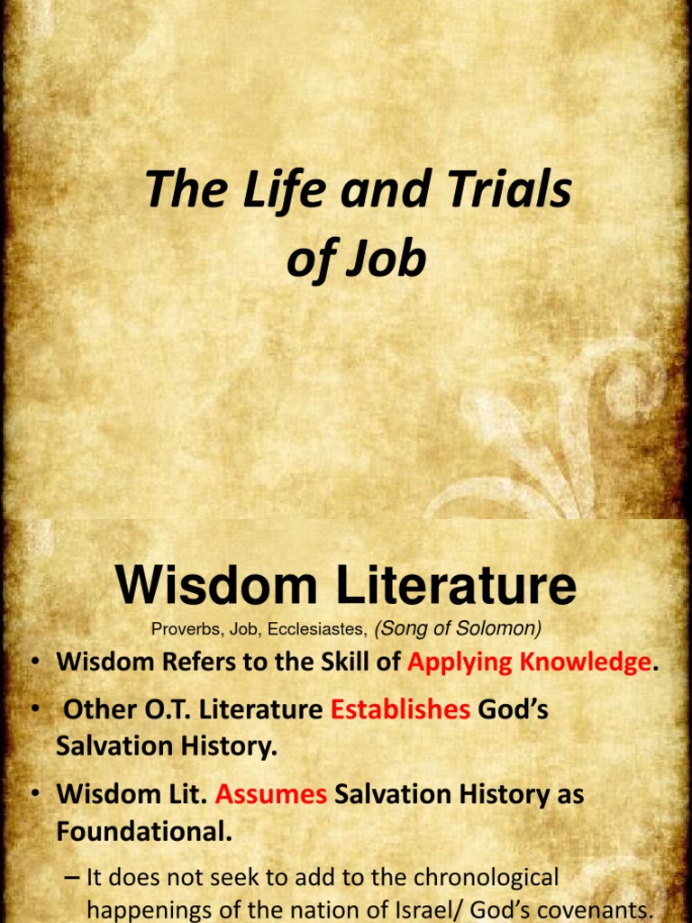 The Trials of Job | PDF | Book Of Job | Bible Content