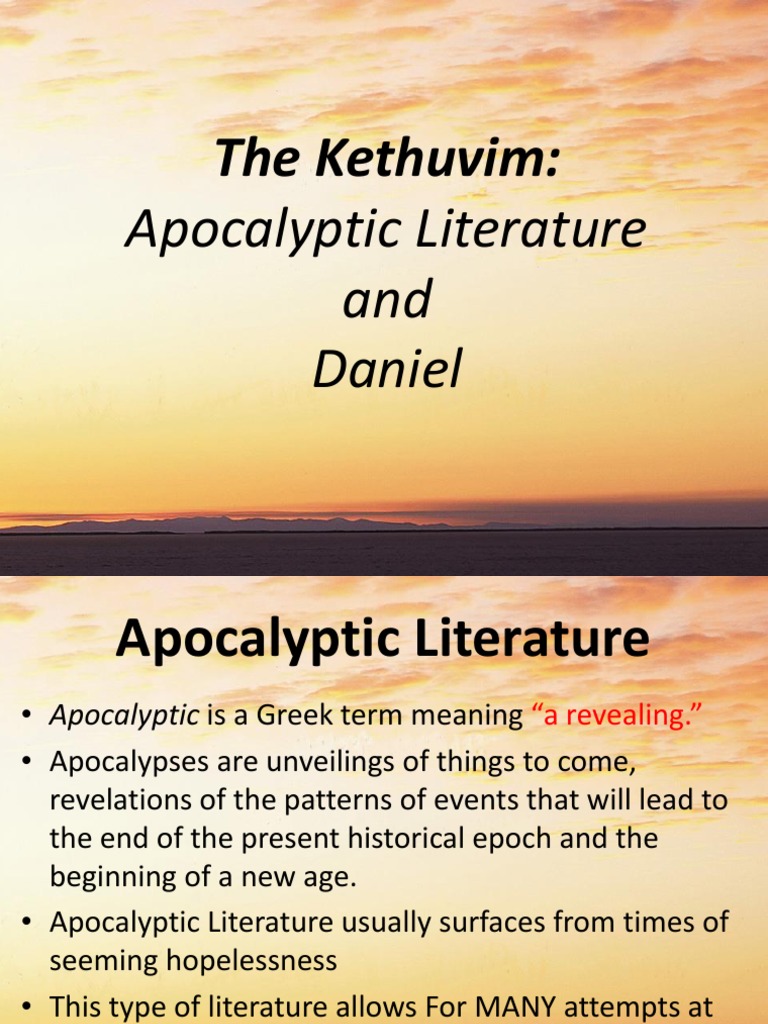 Apocalyptic Lit. & Daniel | PDF | Book Of Daniel | Shadrach, Meshach ...