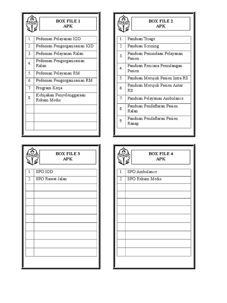 Tulisan Pinggir Box File Erma | PDF | Teknologi & Rekayasa