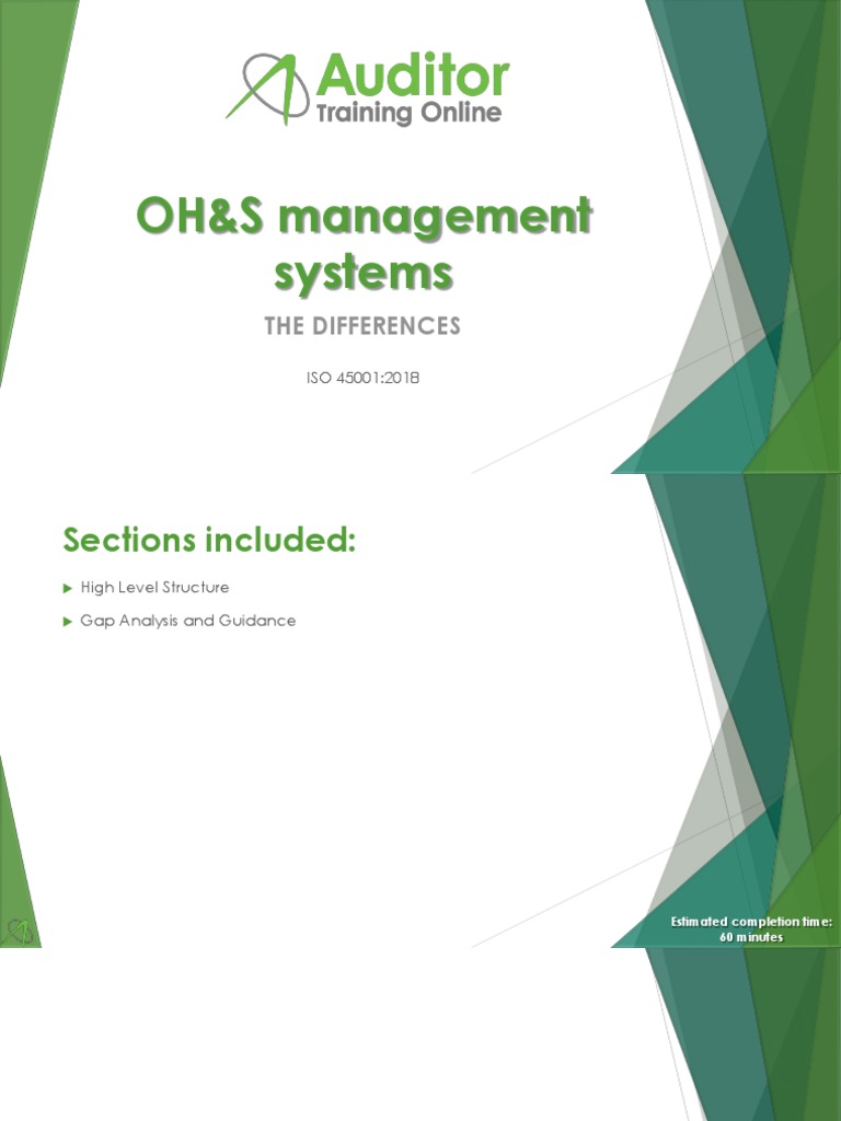 The Differences Between OHS Management System Standards | Occupational ...