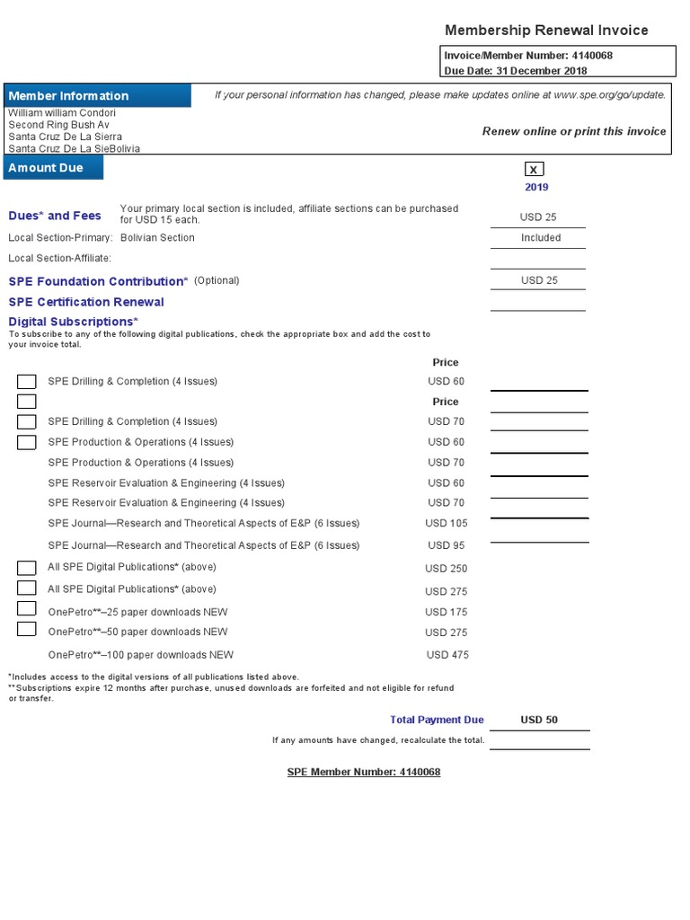 Member Information: Dues and Fees | PDF | Business