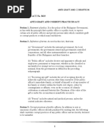 RA 3019: Anti-Graft Law Overview | PDF