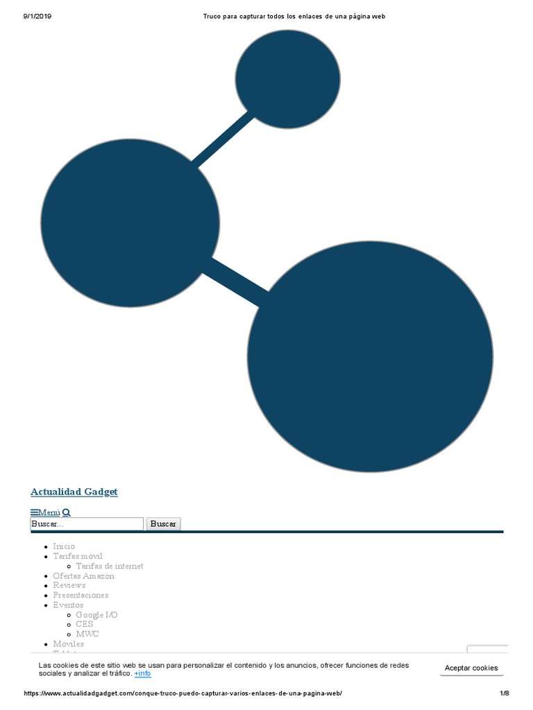 Truco para Capturar Todos Los Enlaces de Una Página Web | PDF | Cookie ...
