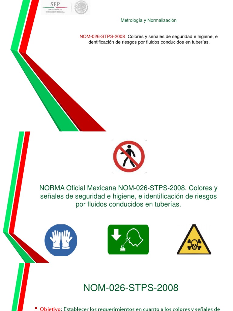 Nom 026 STPS 08 | PDF | Los símbolos | Color
