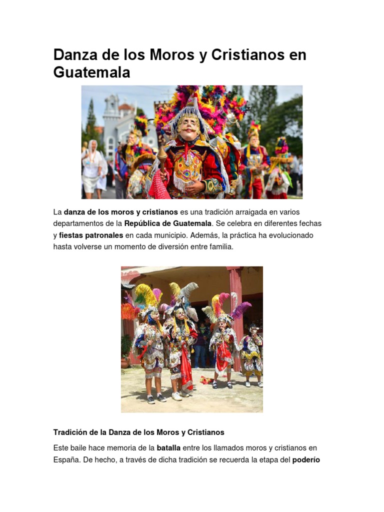 Danza de Los Moros y Cristianos en Guatemala | España | Religión y creencia