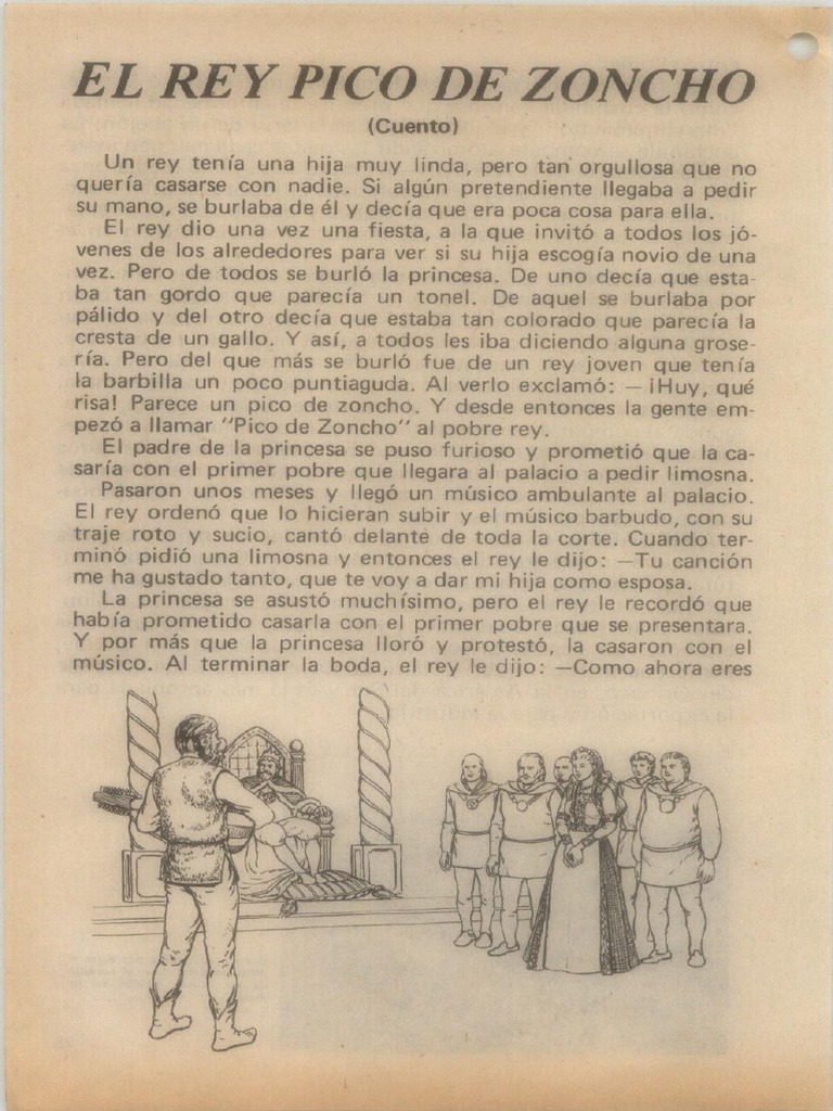 El Rey Pico de Zoncho | PDF