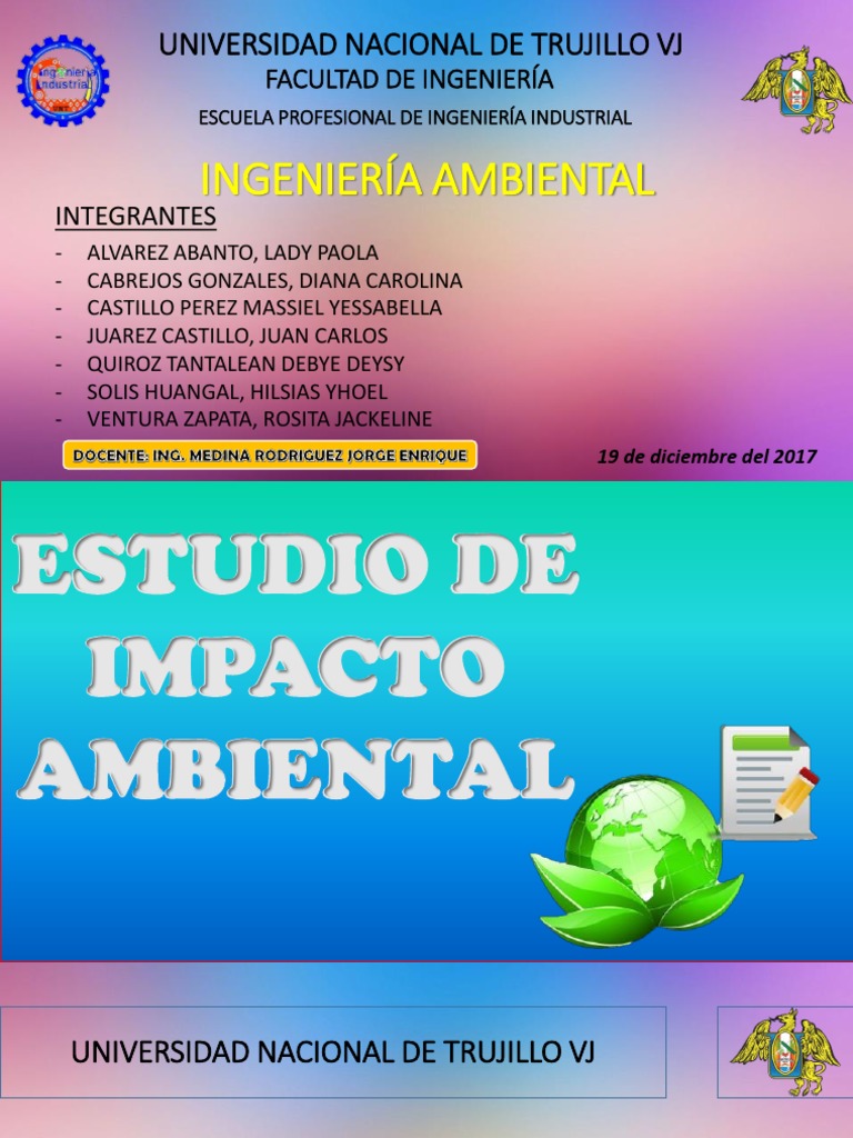 Estudio de Impacto Ambiental | Evaluación de impacto ambiental | Evaluación