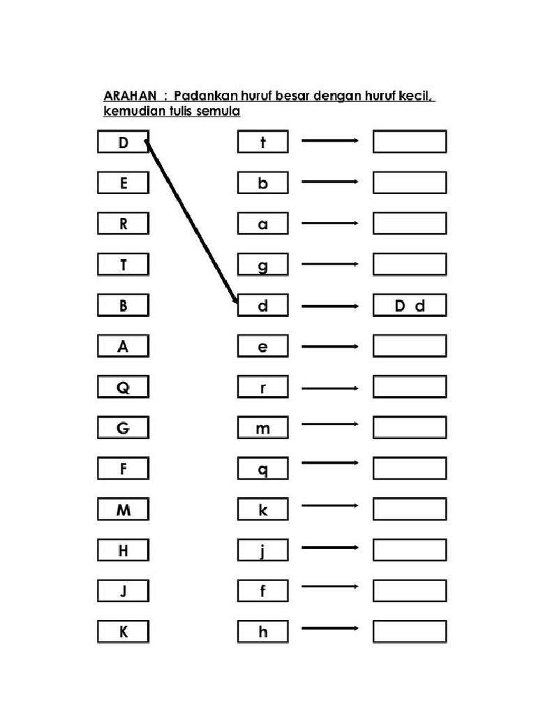 ABC Huruf Besar Kecil | PDF