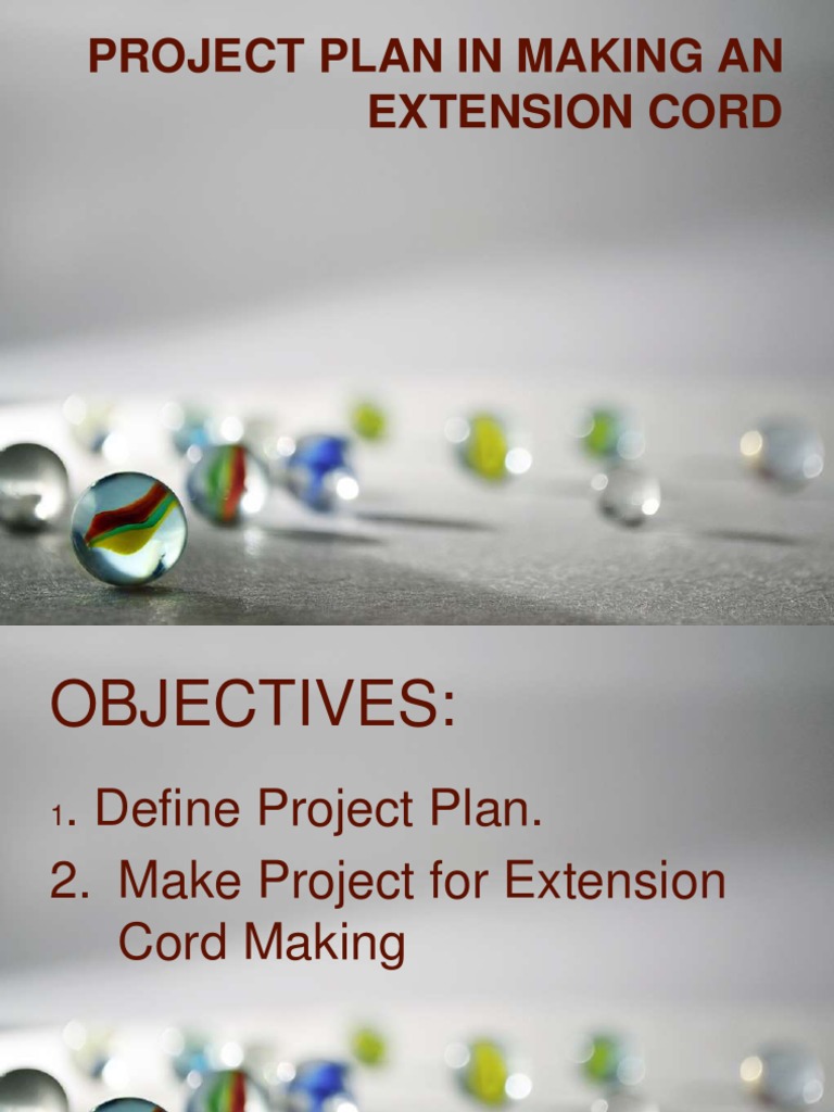 Extension Cord Project Plan Guide | PDF | Art | Computers