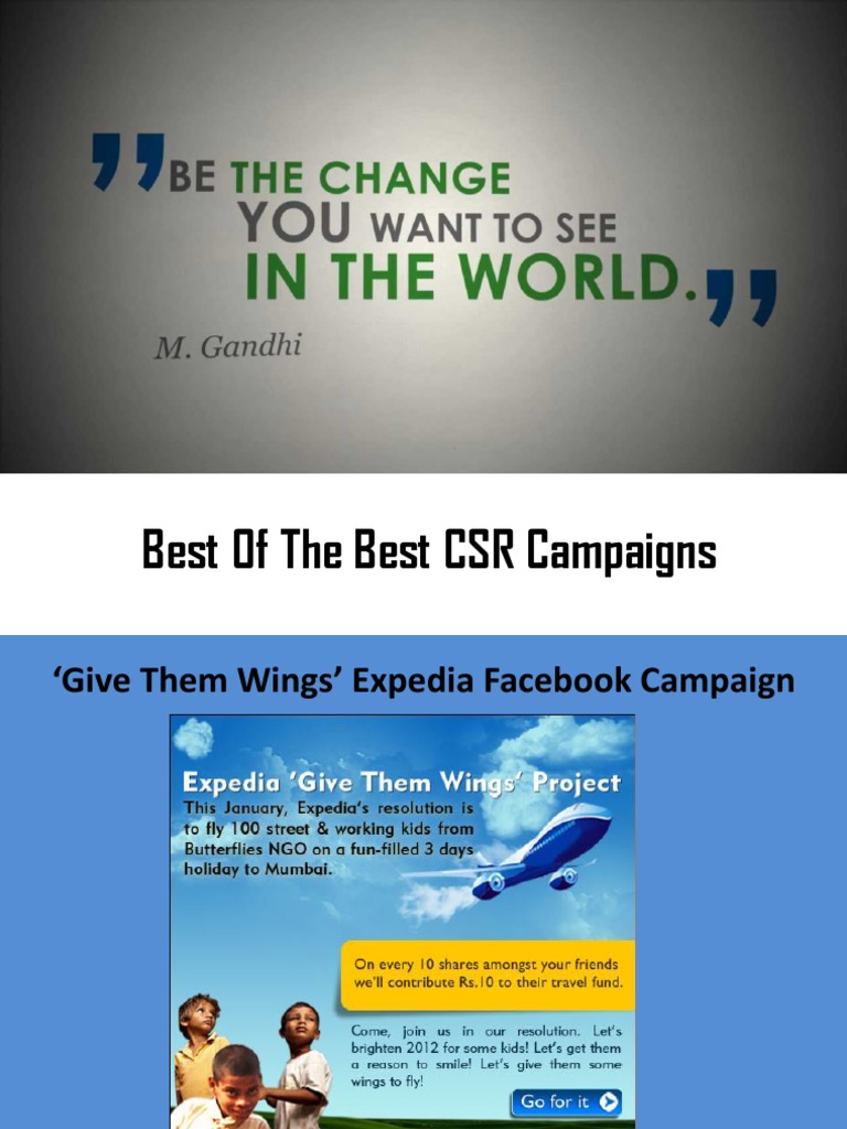 Top CSR Campaigns Overview | PDF | Social Science