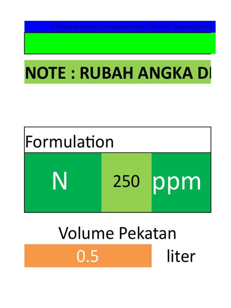 Kalkulator AB Mix 1 | PDF | Nitrogen | Sets Of Chemical Elements