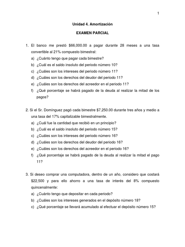 Examen U4 | PDF