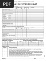 Air Receiver Tank Hazard Checklist | PDF | Valve | Gases