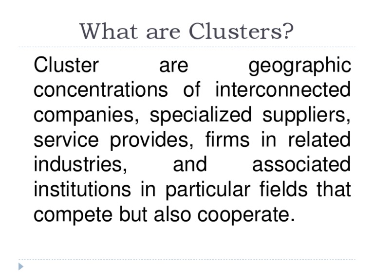 Clusters | PDF
