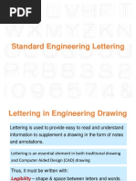 Engineering Lettering Practice Plates | PDF