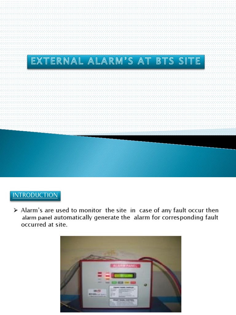 Alarm S at BTS Site | PDF | Rectifier | Electrical Connector