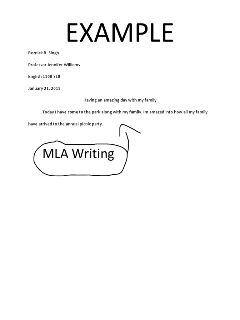 Example: MLA Writing | PDF