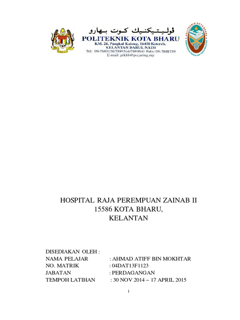 Contoh Final Report Dat | PDF
