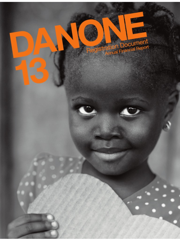 2013 Danone Annual Report | PDF | Financial Statement | International Financial Reporting Standards