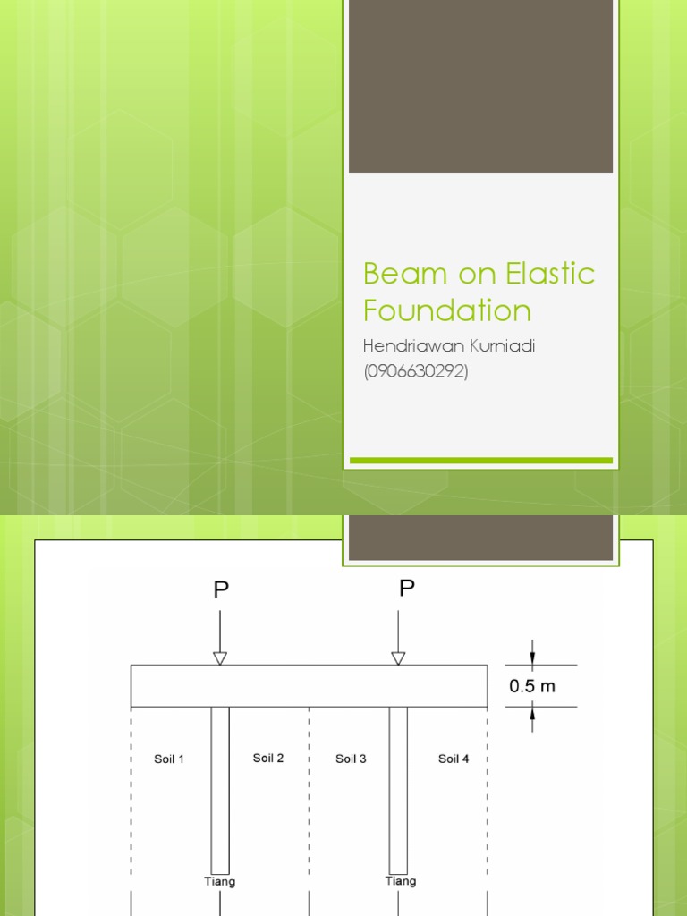 Beam On Elastic Foundation | PDF